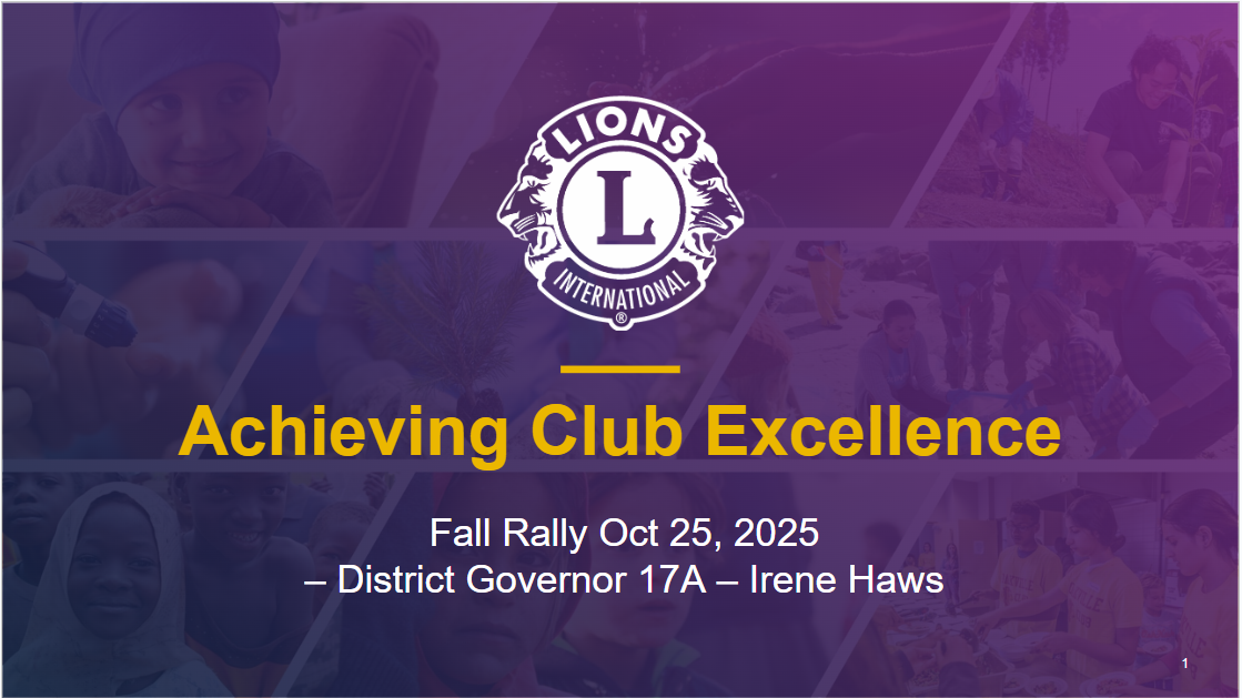 Training Videos & Materials – Kansas Lions District 17A